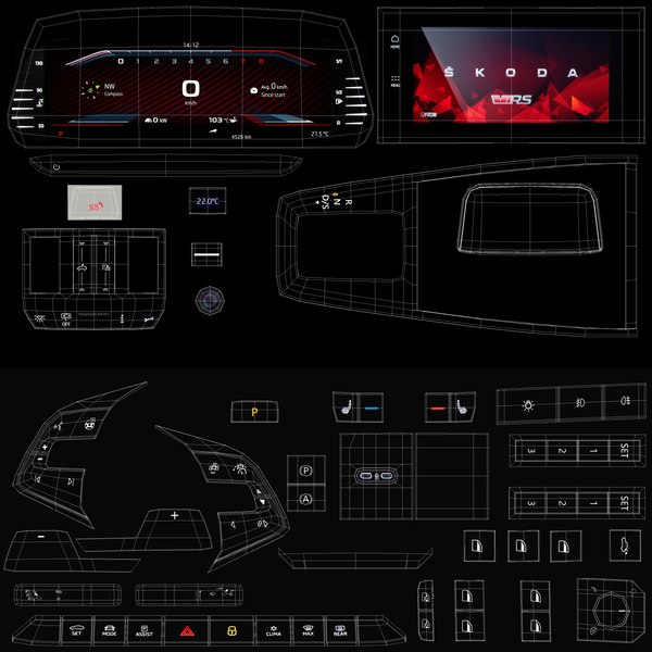 3D Skoda Octavia RS 2020 - TurboSquid 1753474