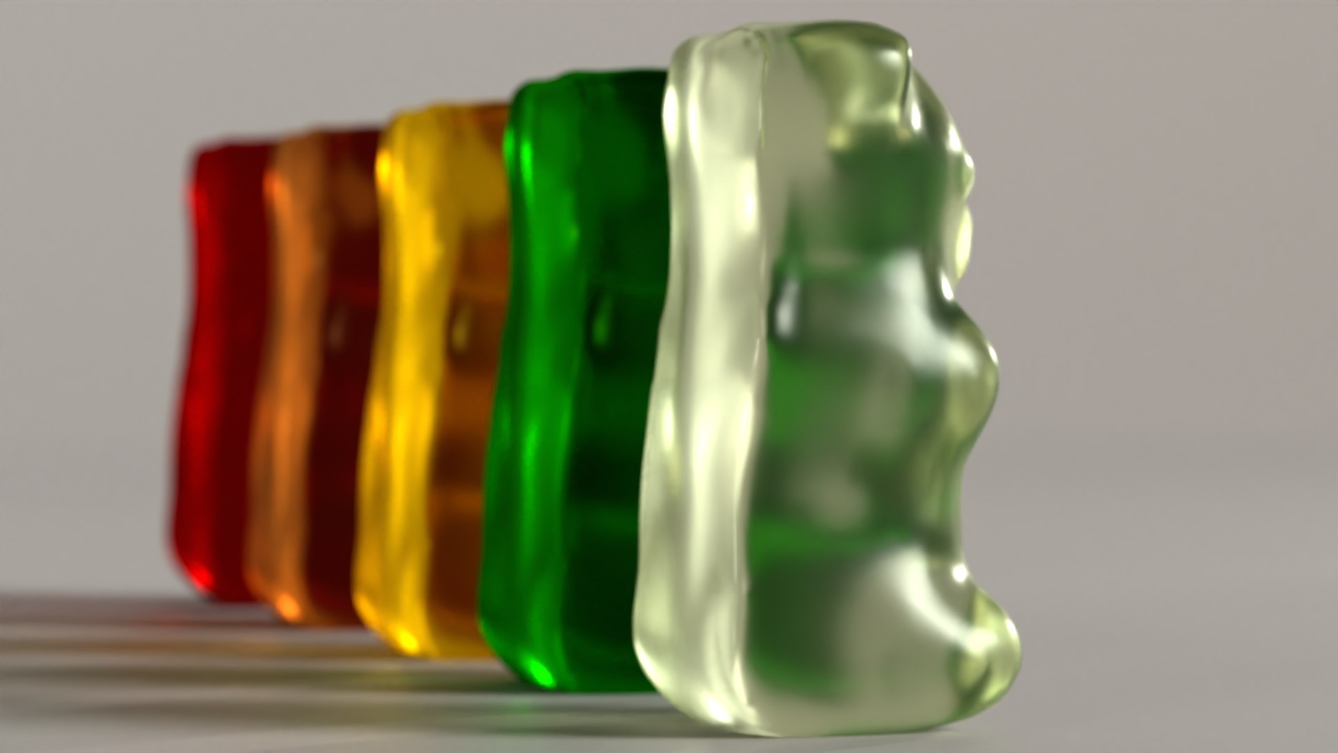 Haribo Gummy Bear Model - TurboSquid 2163687