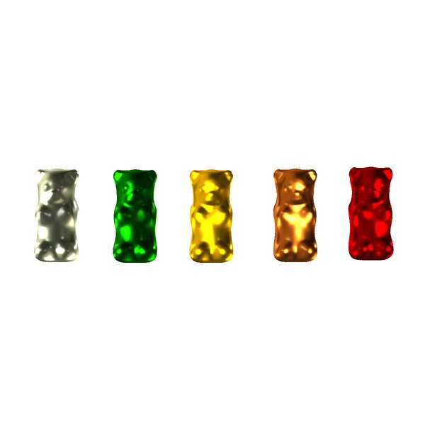 modelo 3d Osito de goma Haribo - TurboSquid 2163687