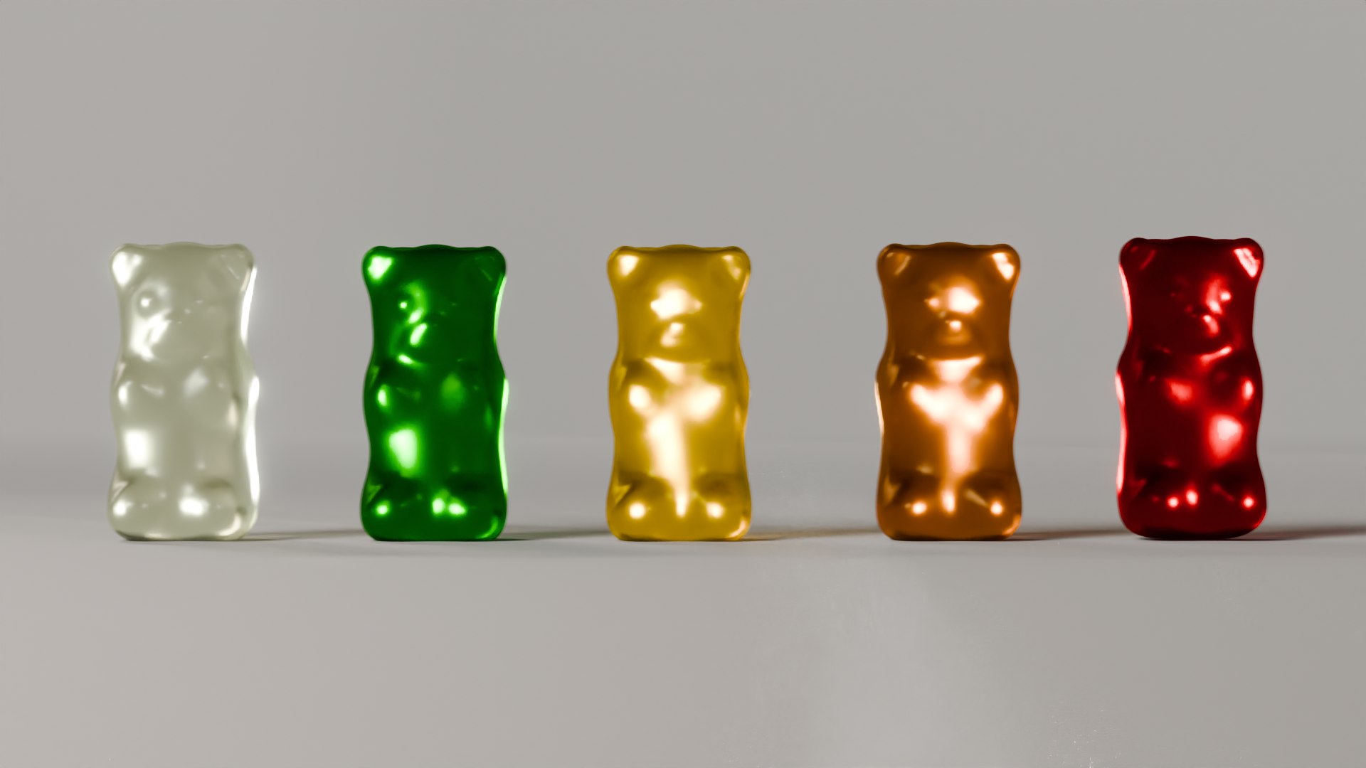 Haribo Gummy Bear Model - TurboSquid 2163687