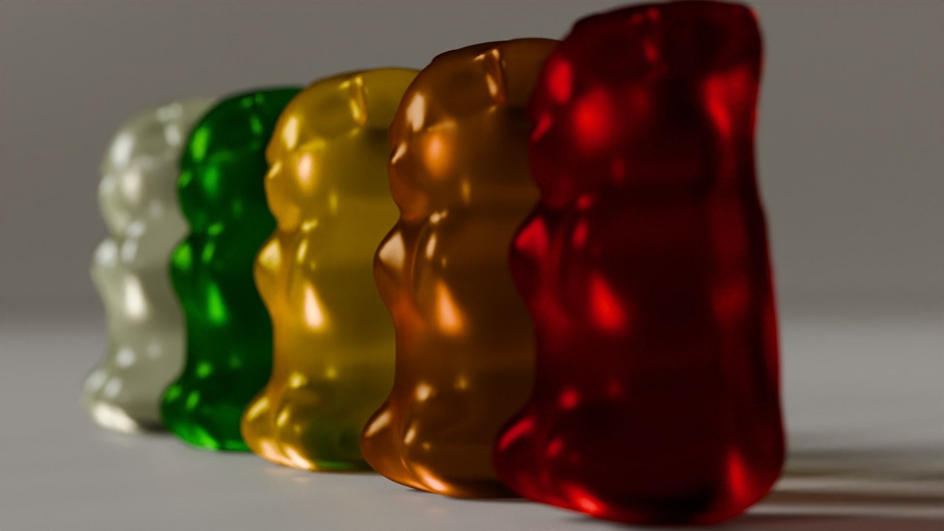 Haribo Gummy Bear Model - TurboSquid 2163687