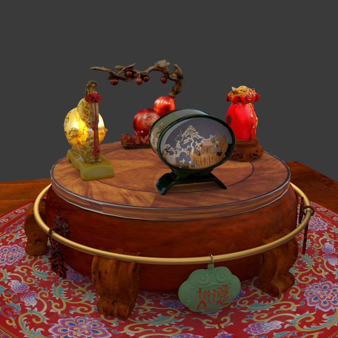 3D Chinese Gourd - TurboSquid 2257093