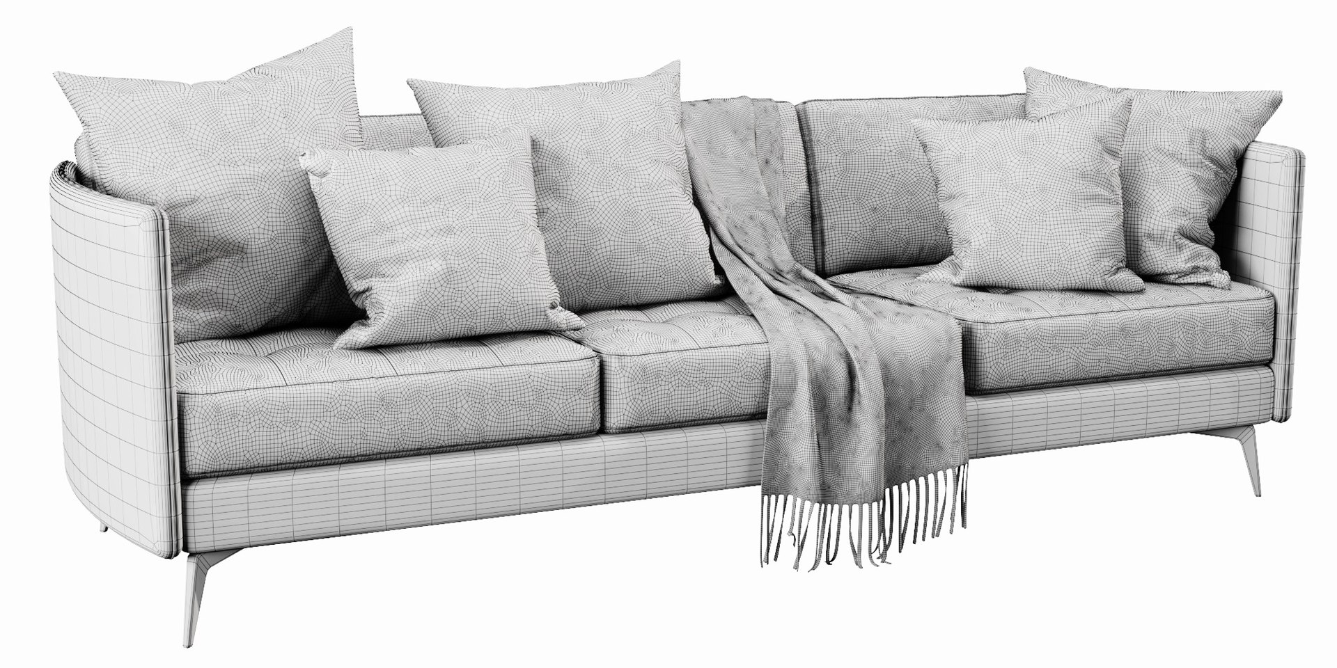 Boconcept Osaka 3 Seater 3D Model - TurboSquid 1660742