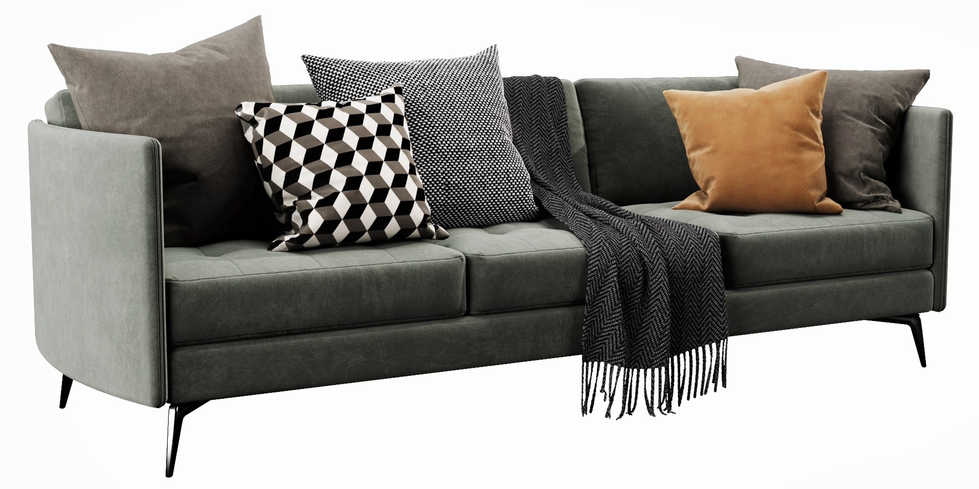 Boconcept Osaka 3 Seater 3D Model - TurboSquid 1660742