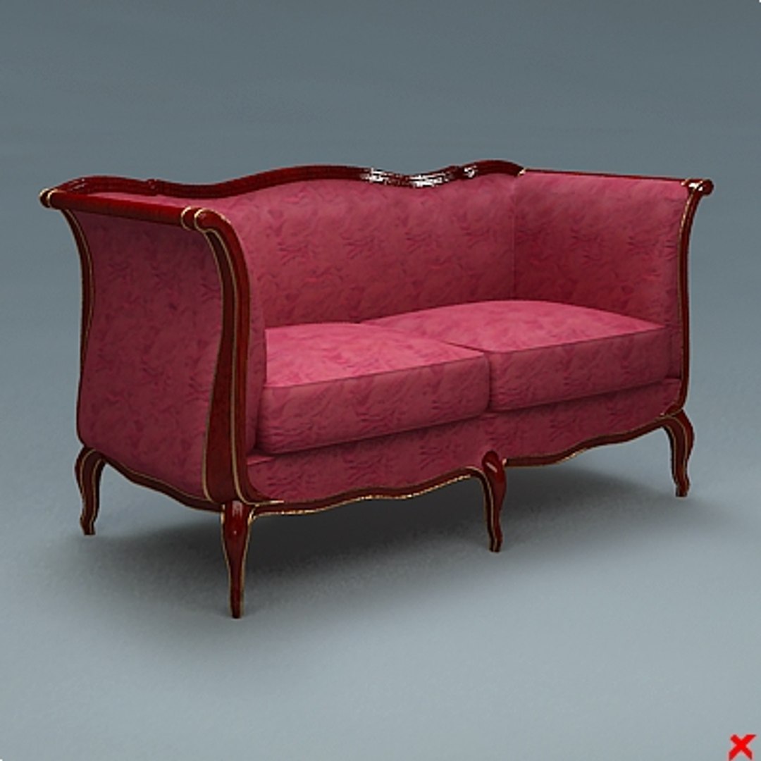 Sofa Old Fashioned 3d Max