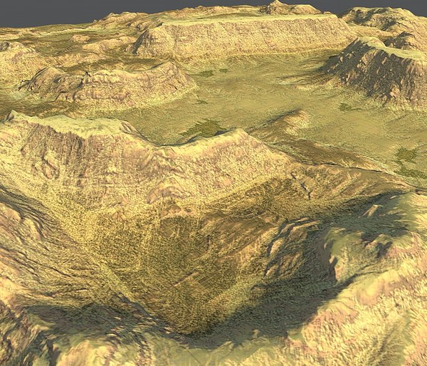 3ds max terrain maps