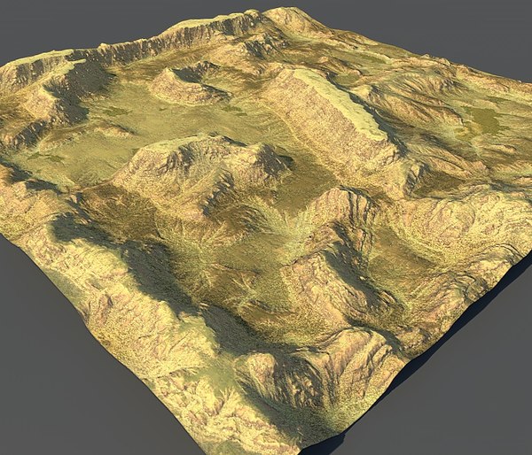 3ds max terrain maps