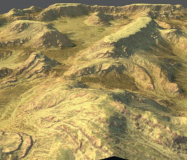 3ds max terrain maps