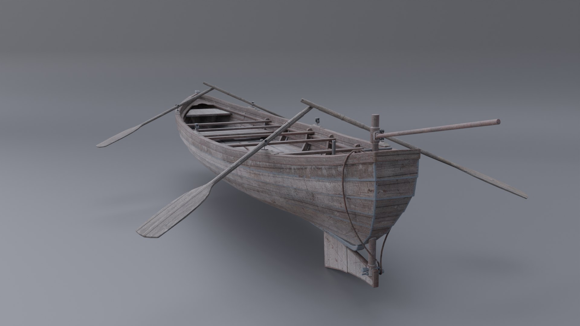 Rowboat 3D - TurboSquid 1981932