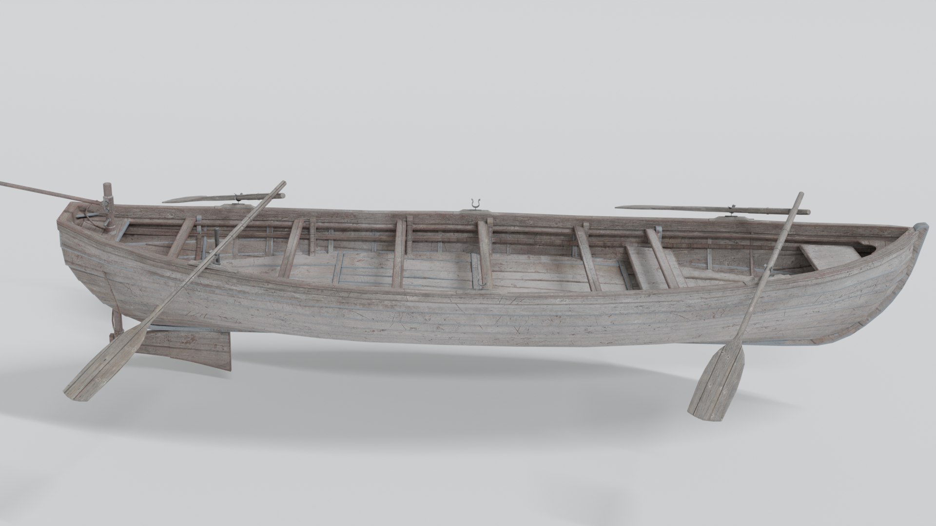 Rowboat 3D - TurboSquid 1981932