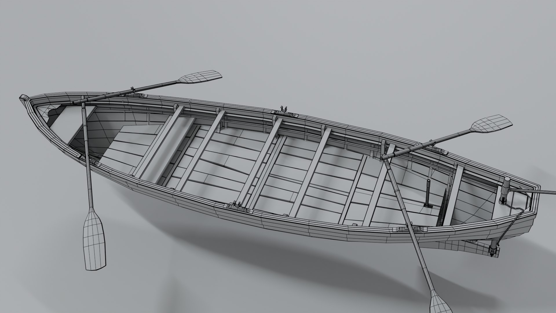 Rowboat 3D - TurboSquid 1981932