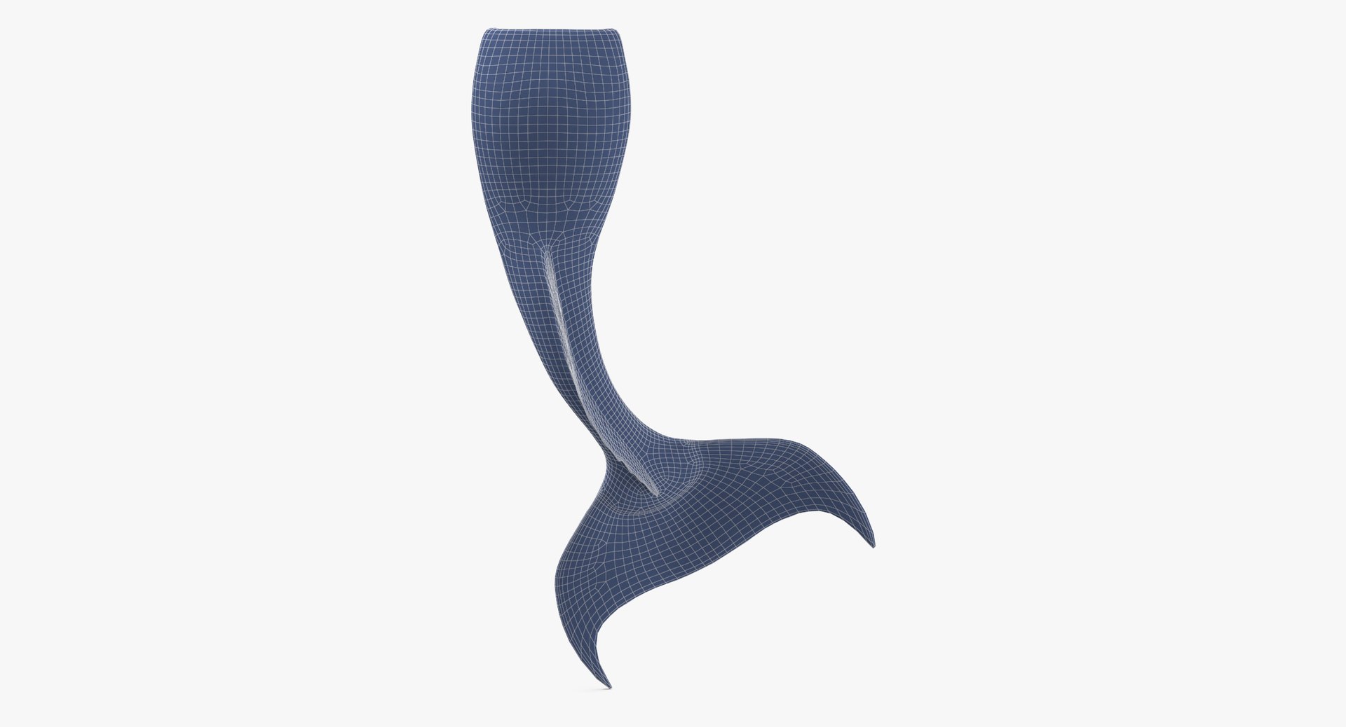 3D mermaid tail 01 straight - TurboSquid 1243371