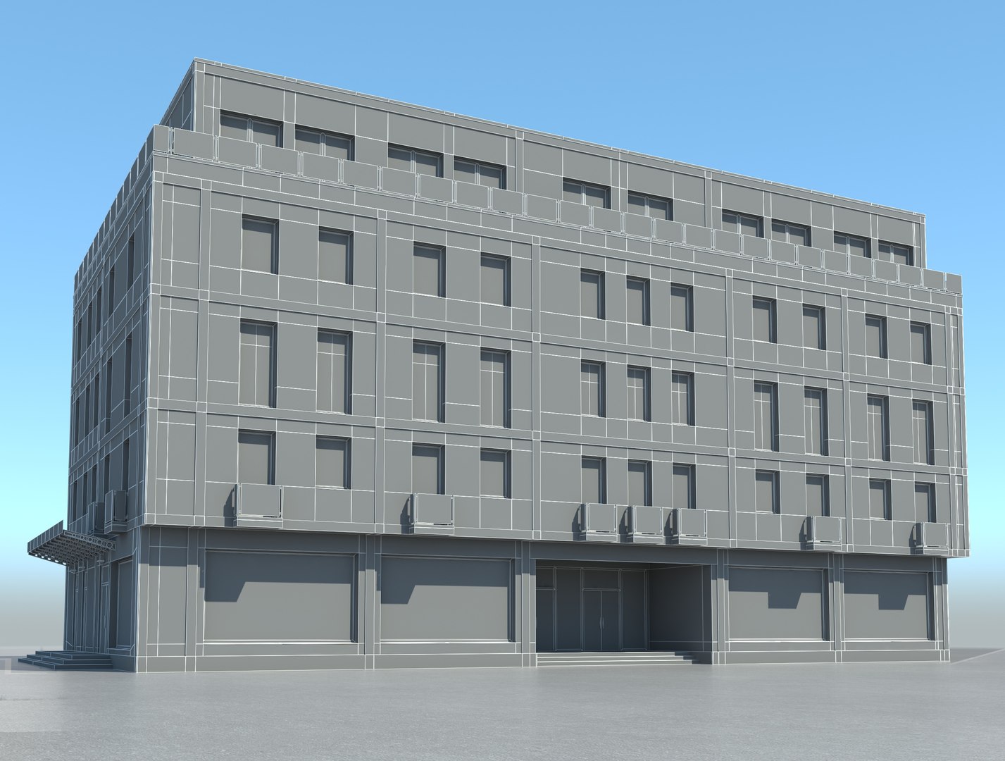 Residential House 3D Model - TurboSquid 2368435