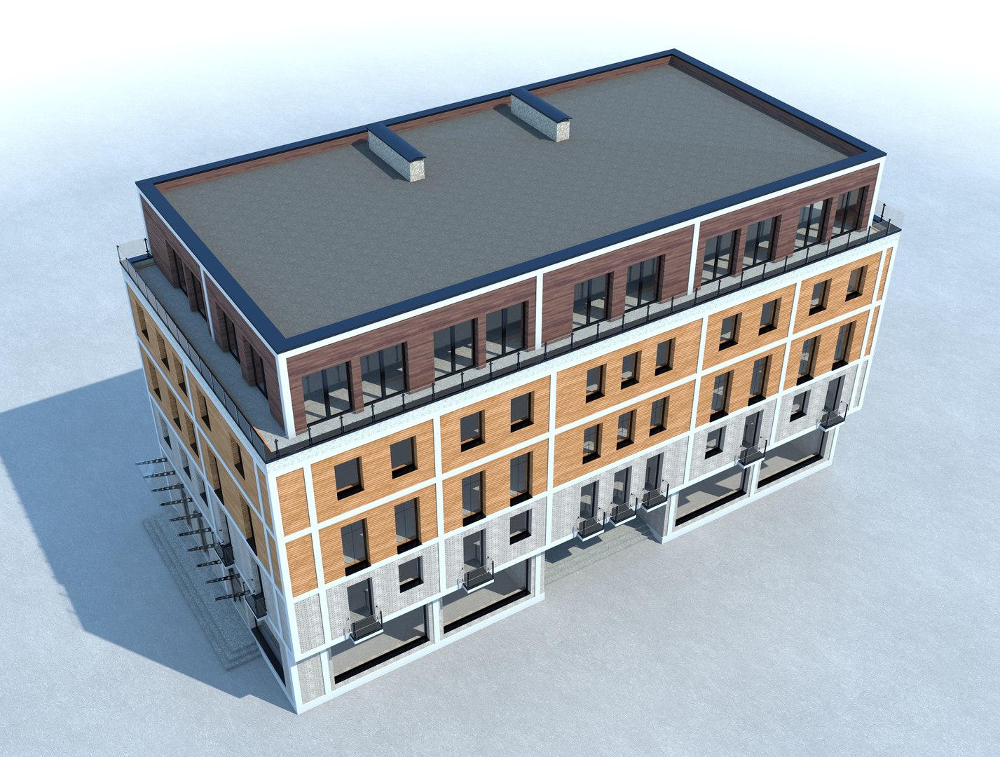 Residential House 3D Model - TurboSquid 2368435