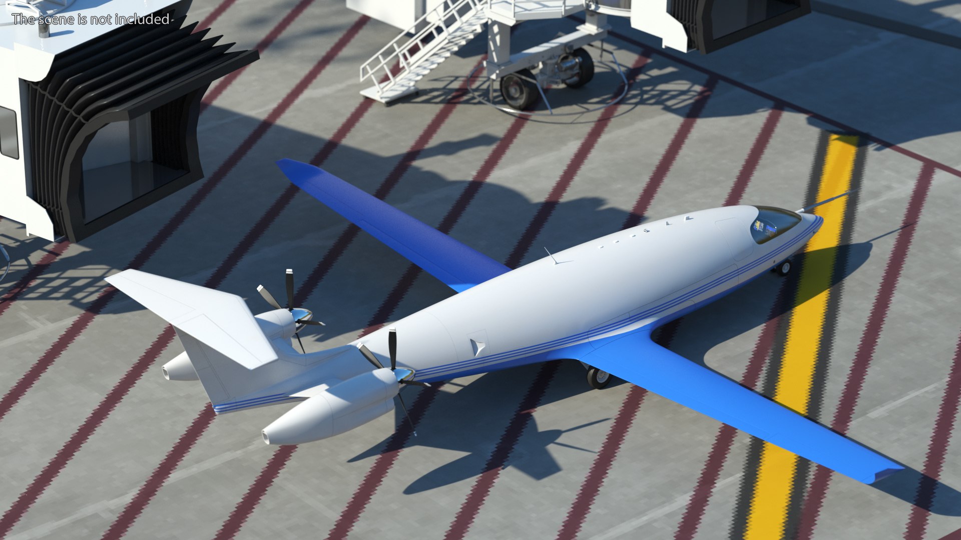 3D Electric Cargo Aircraft Model - TurboSquid 1922157
