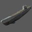 3d German Type Vii U-boat Model