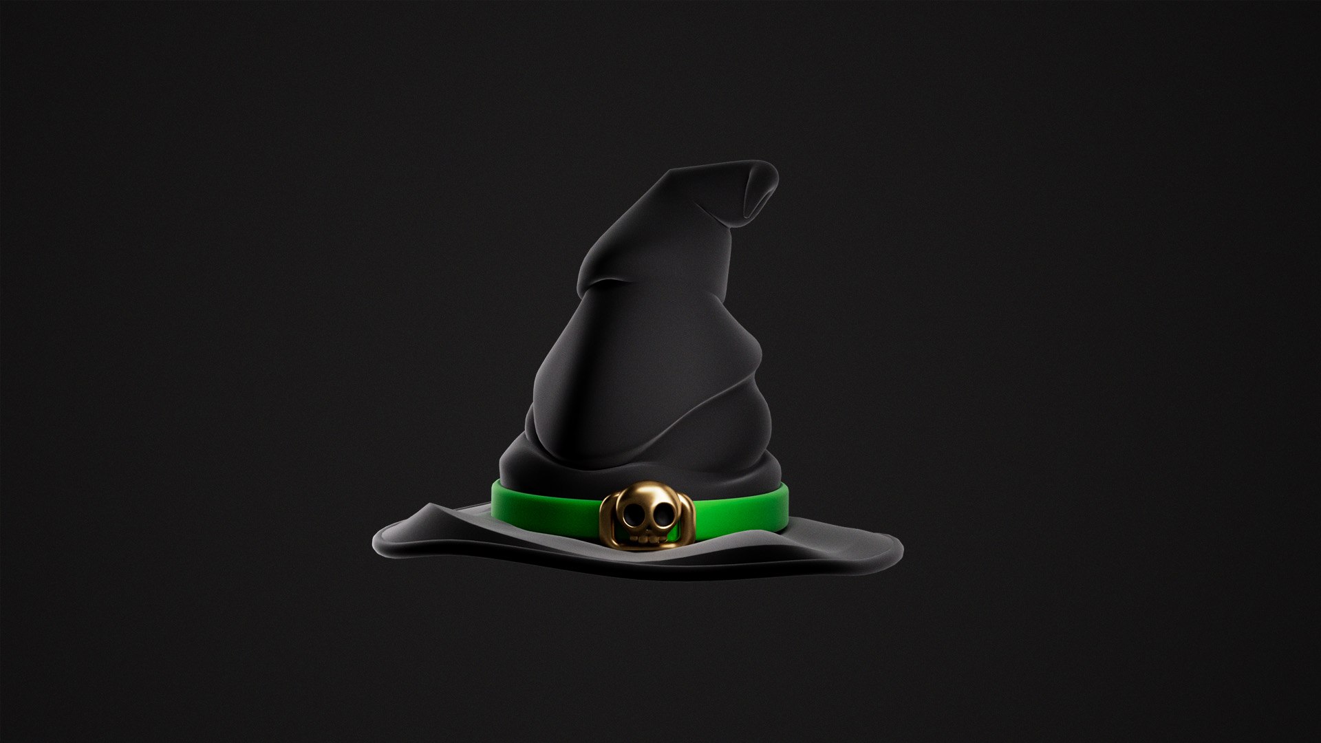 3D Witches Hat - TurboSquid 2136067
