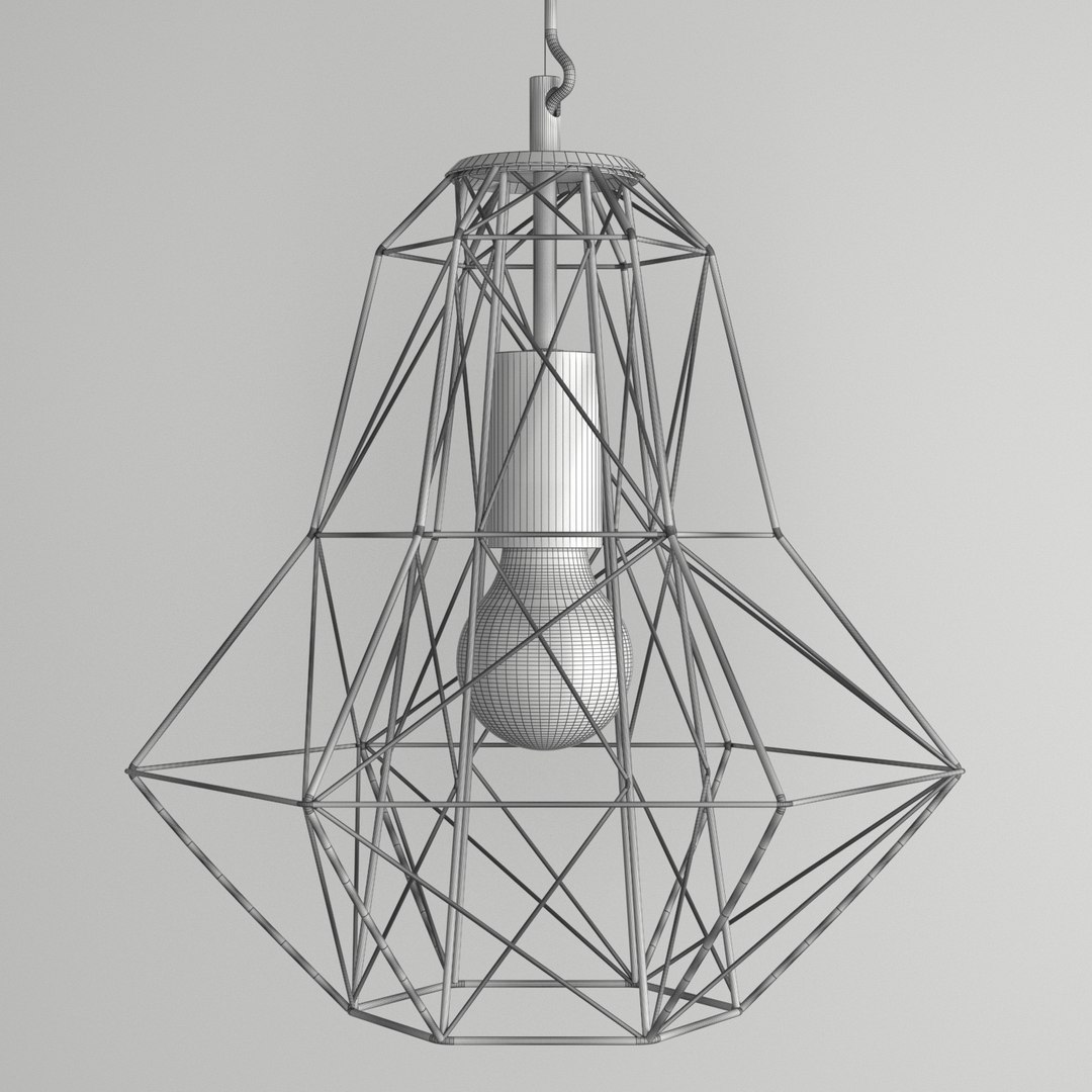 3D Copper Wire Mesh Light Model - TurboSquid 1274096