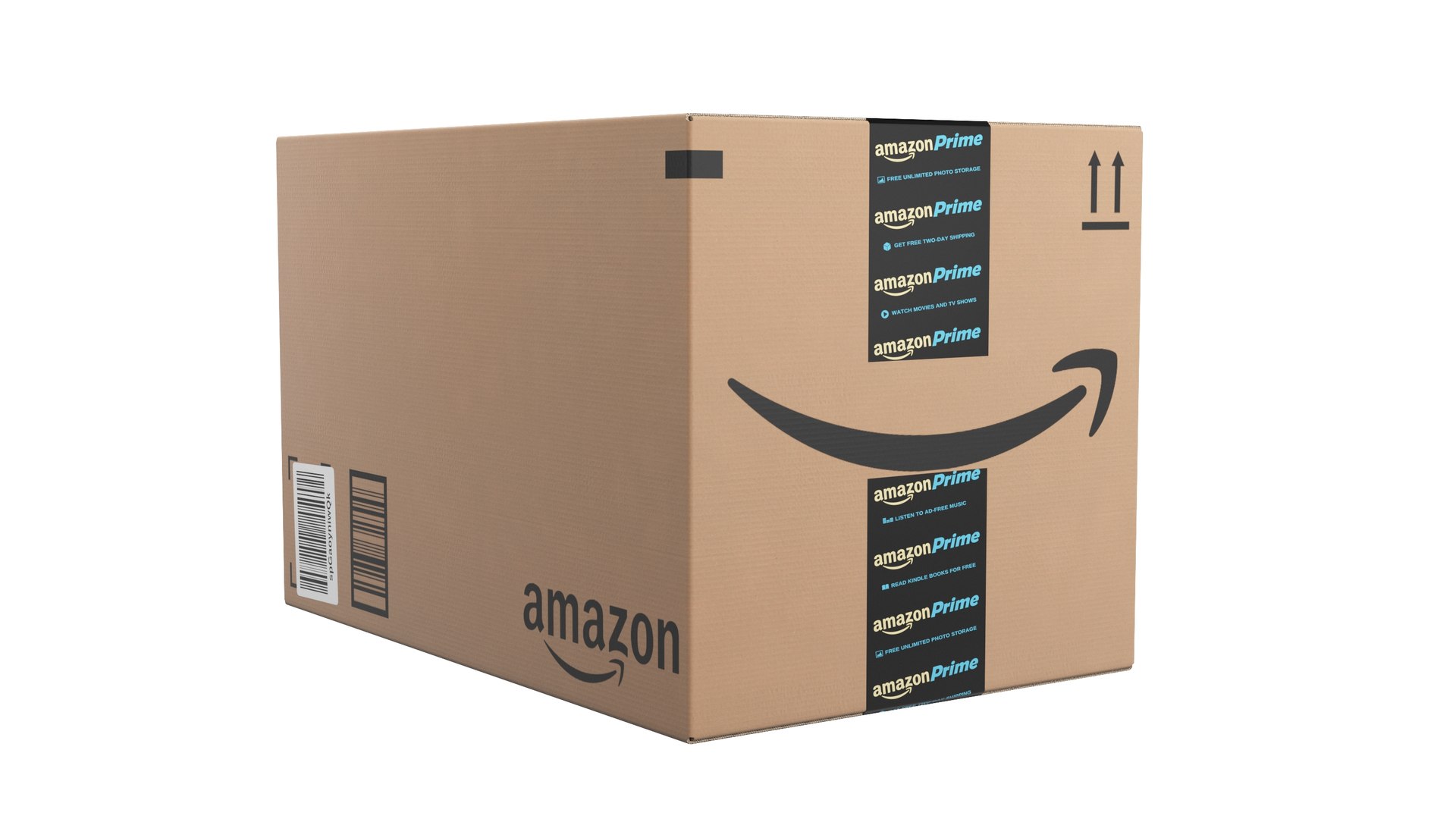 3D Amazon Parcels Box 43x28x28cm - TurboSquid 1990818