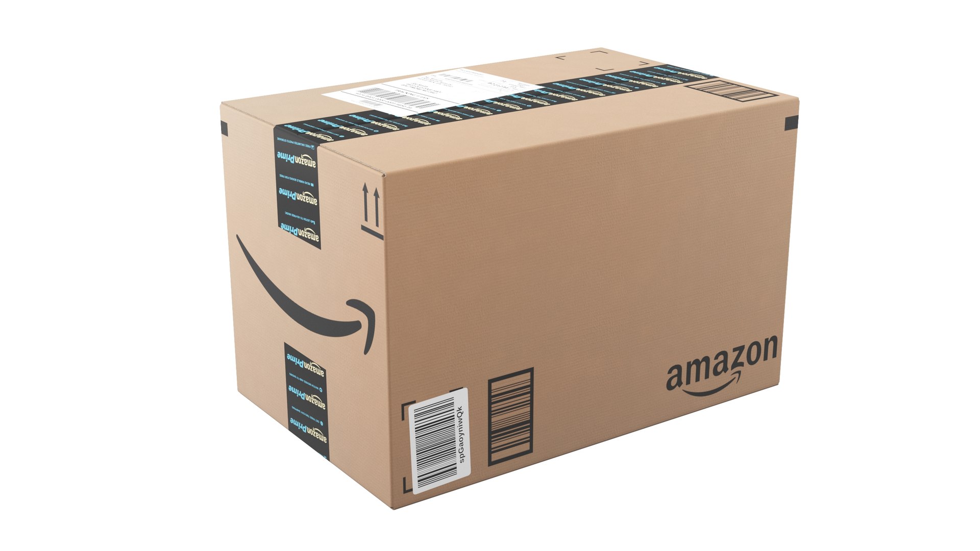 3D Amazon Parcels Box 43x28x28cm - TurboSquid 1990818