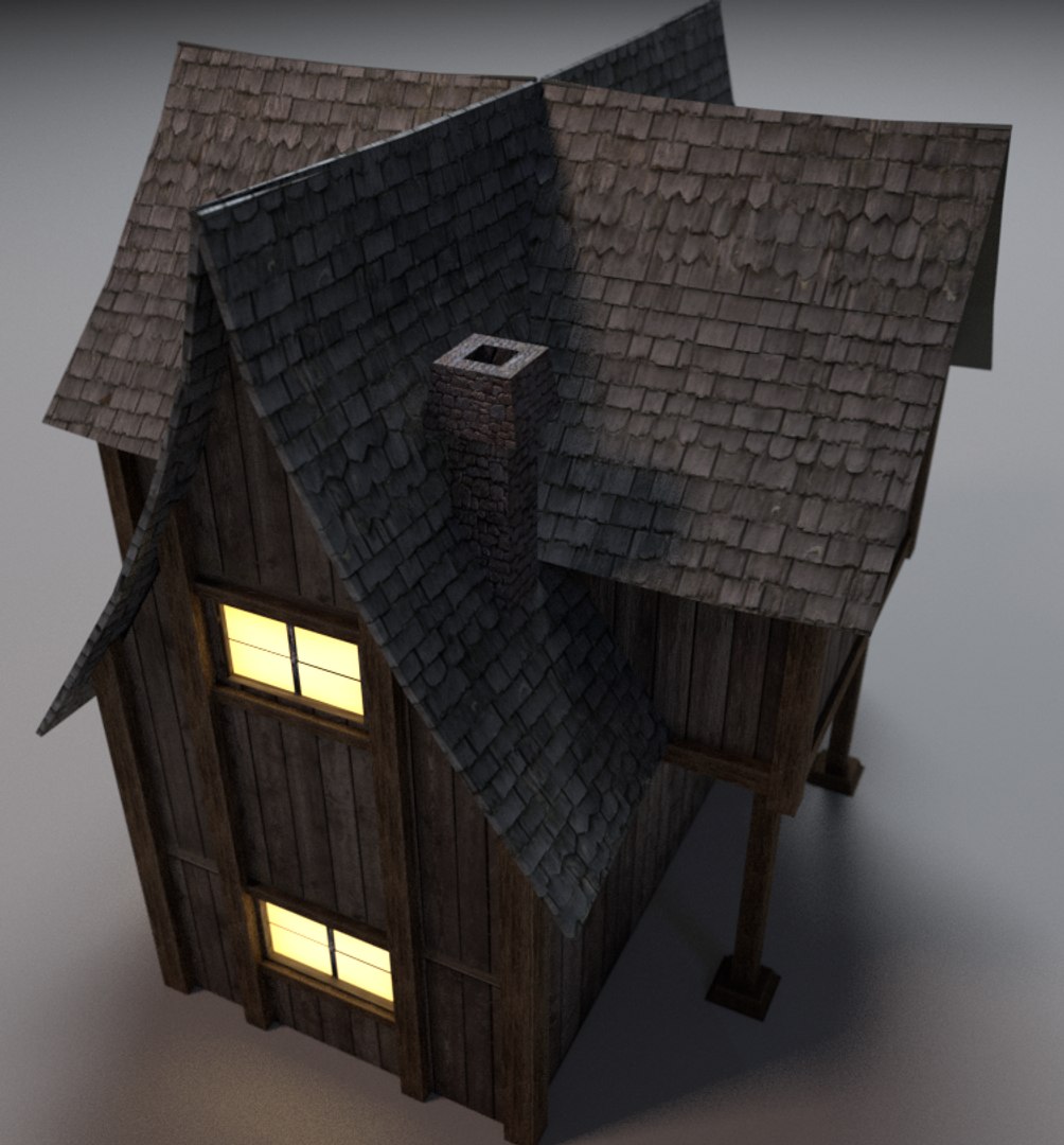 3d Model Medieval Inn