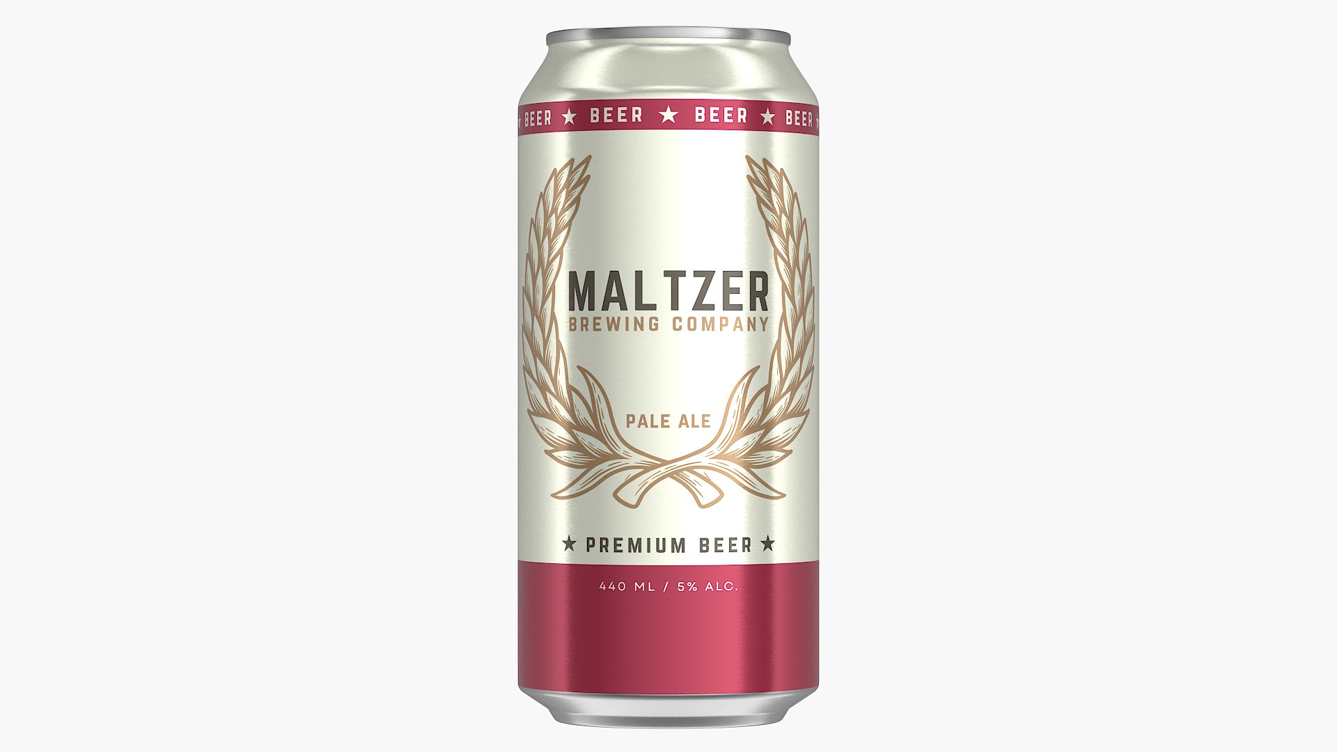 3D Standard Beer Can 440ml - TurboSquid 2389038
