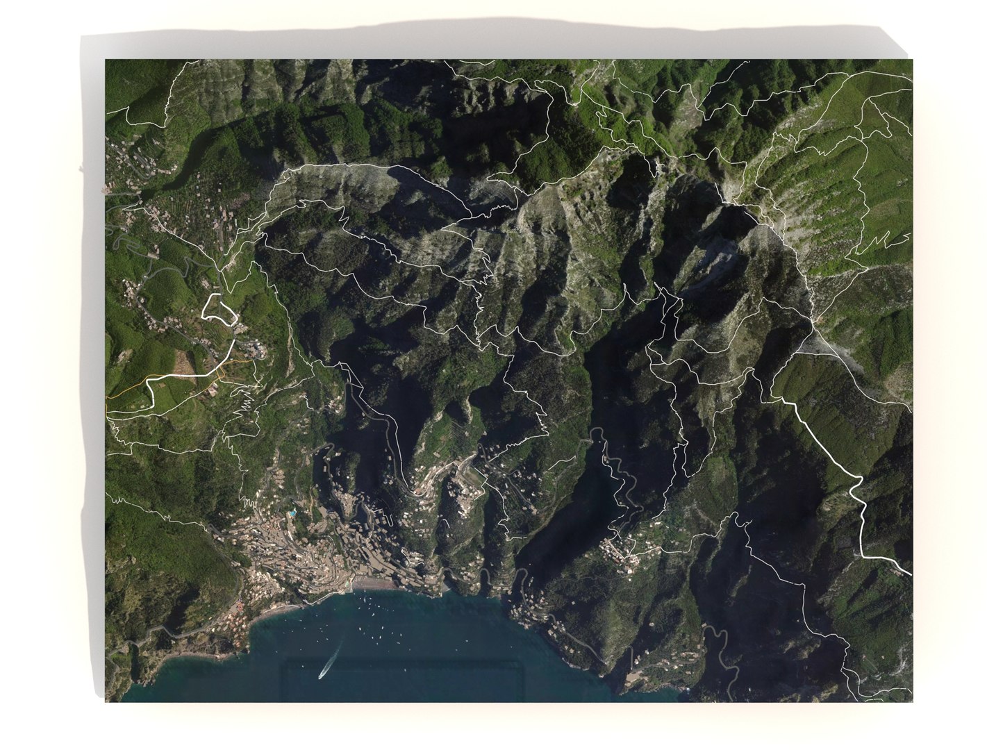 Positano Italy Mountain Landscape 3D Model - TurboSquid 1605223