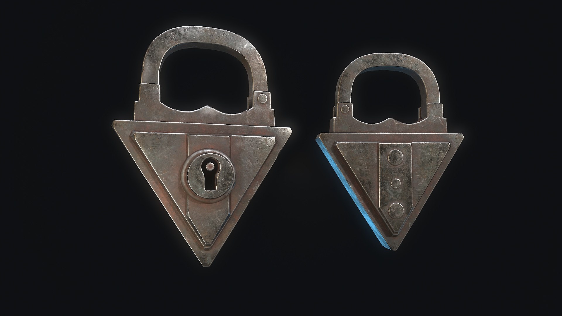 Padlock 7 3D Model - TurboSquid 2277941