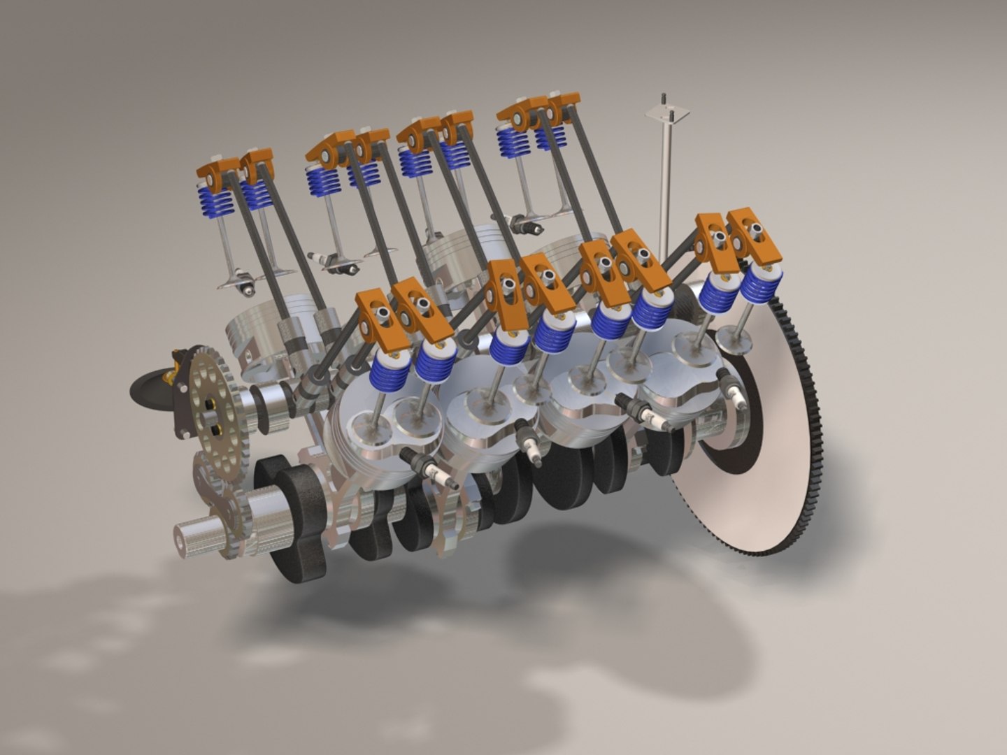 Working Engine Quad Max