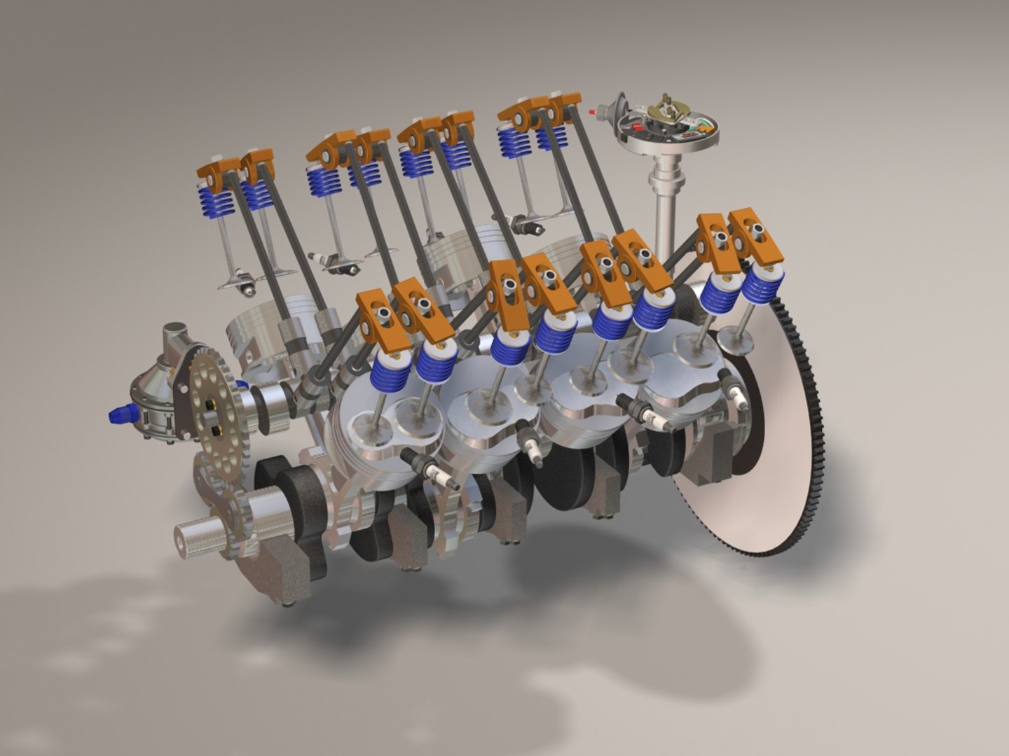 Working Engine Quad Max