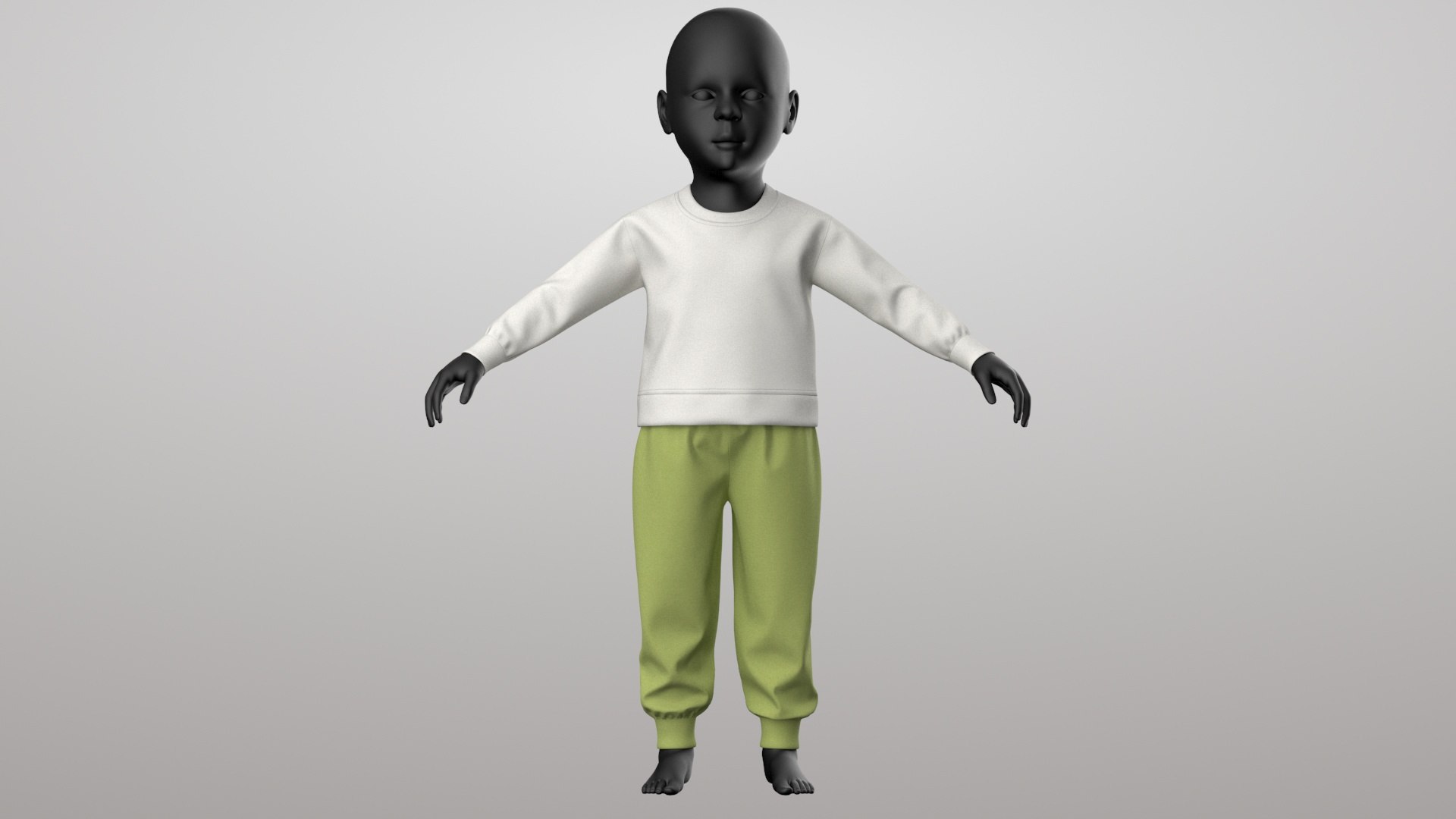 Sweater And Pants Baby PBR 3D - TurboSquid 2184031