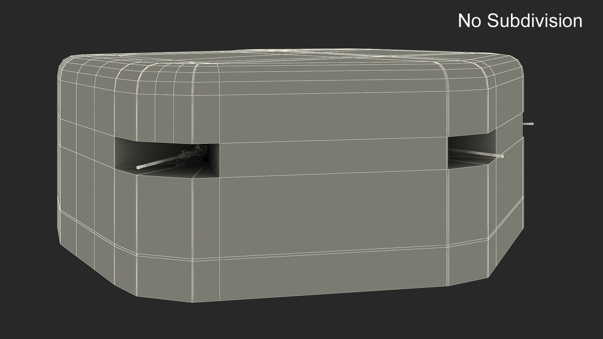 Defensive Fortification Bunker With Heavy Machine Gun 3D Model ...