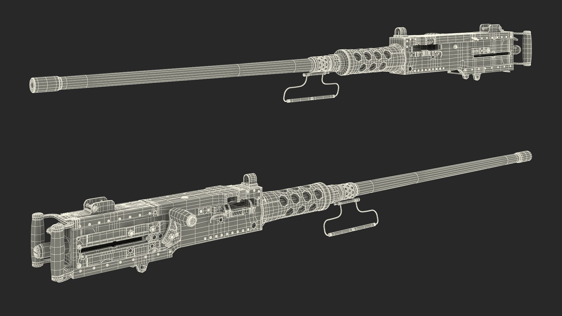 Defensive Fortification Bunker With Heavy Machine Gun 3D Model ...
