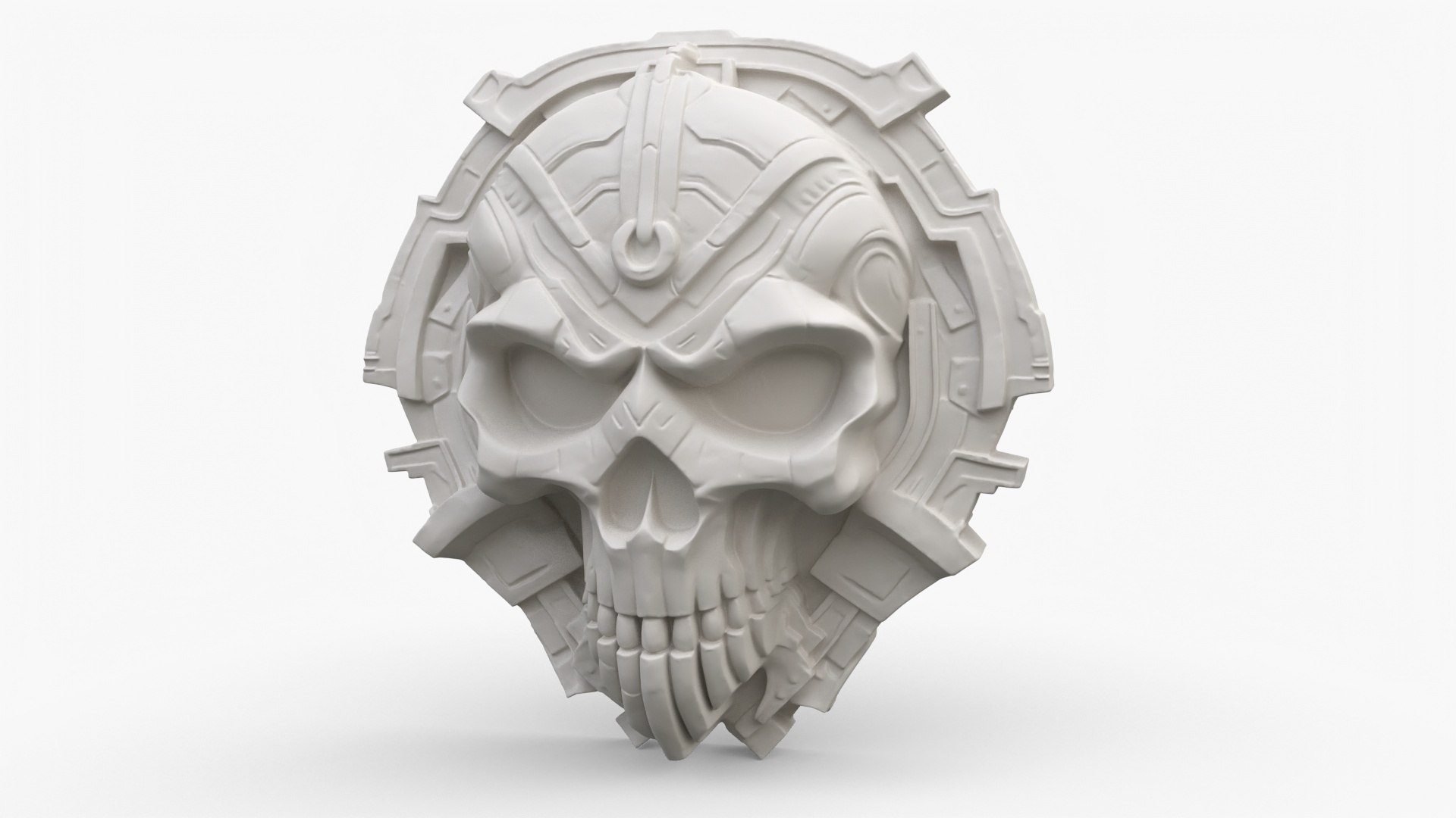 Techno Totem Skull 6 3D Model - TurboSquid 2205061