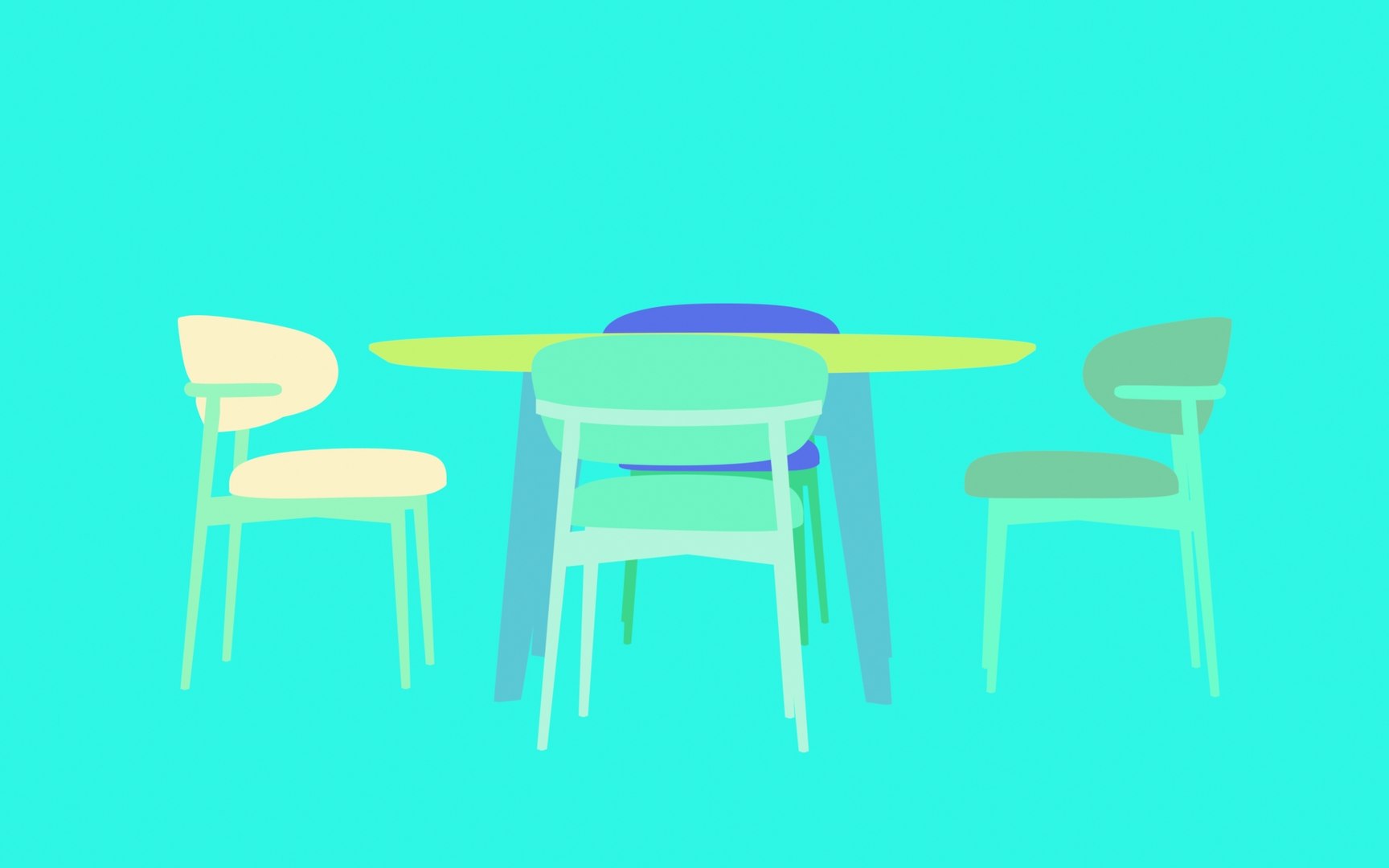 3D Model Oleandro Table Chair - TurboSquid 1892248