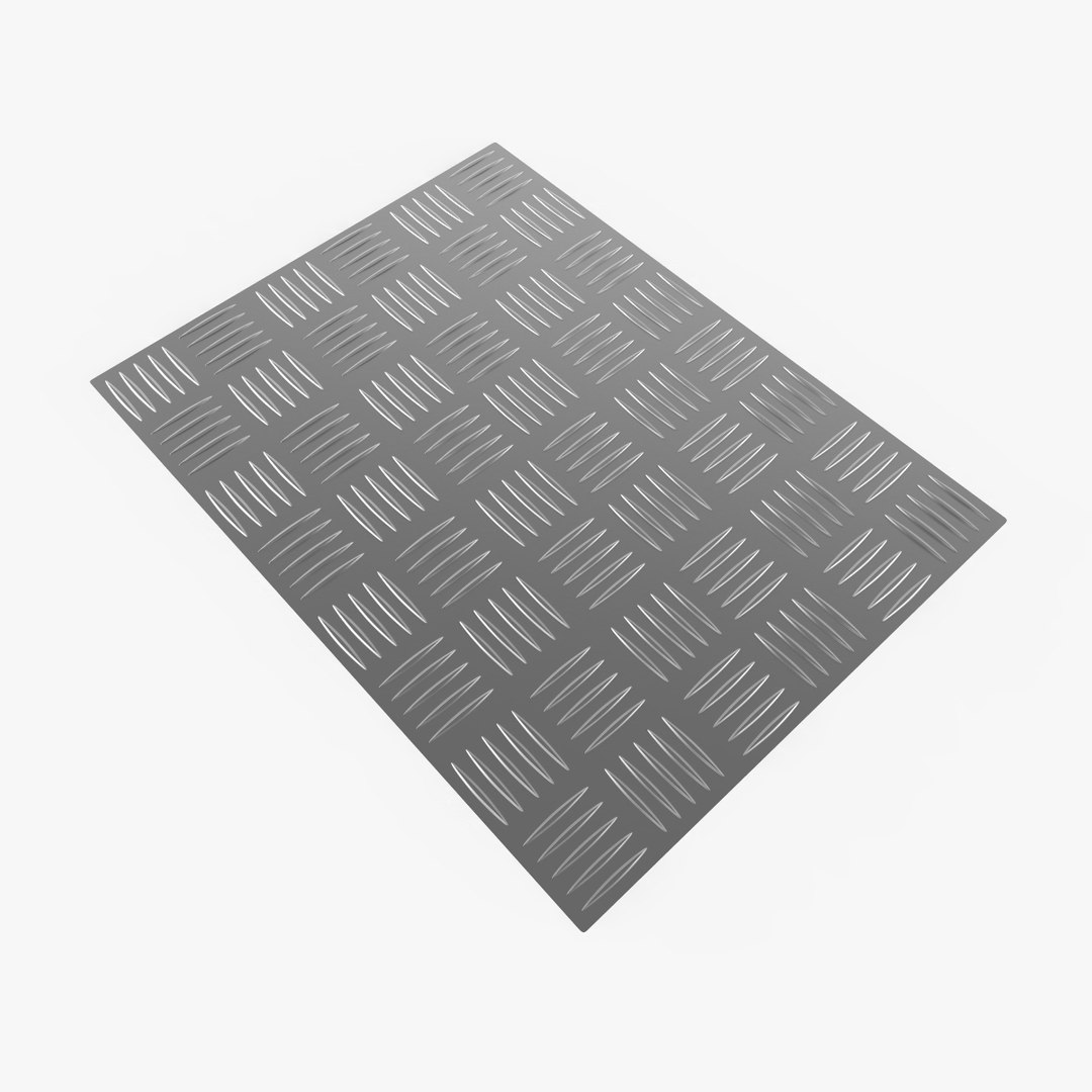 Checker Plate Pattern 3D Model - TurboSquid 1172132