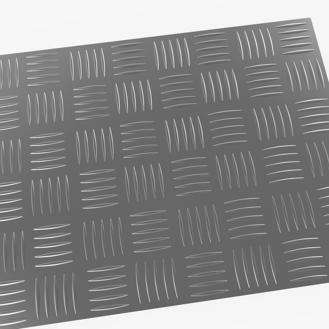Checker Plate Pattern 3D Model - TurboSquid 1172132