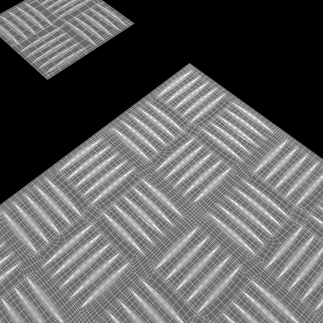 Checker Plate Pattern 3D Model - TurboSquid 1172132