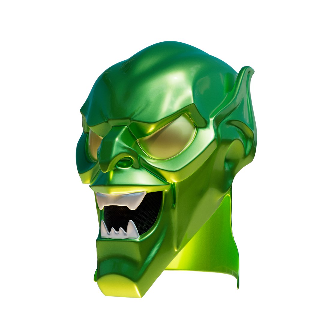 3D GREEN GOBLIN MASK - TurboSquid 2351421