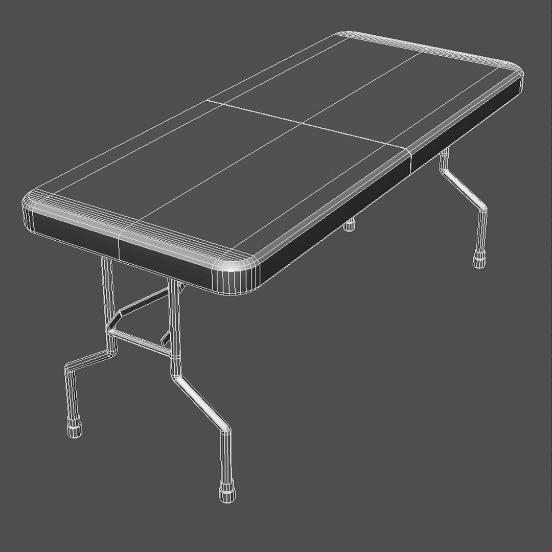 Folding Table 3d Model