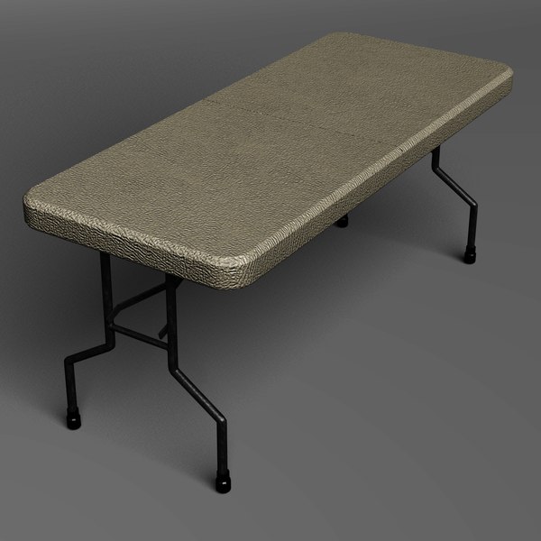 folding table 3d model