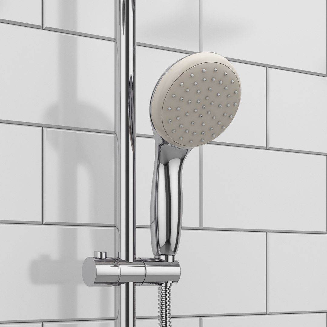 Shower Systems Grohe Rainshower 3D Model - TurboSquid 1405081