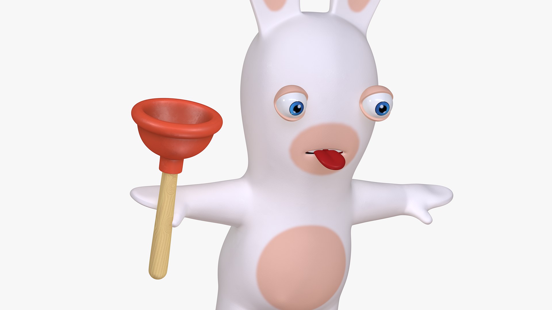 Classic Rabbids Character 8k Model - TurboSquid 1758833