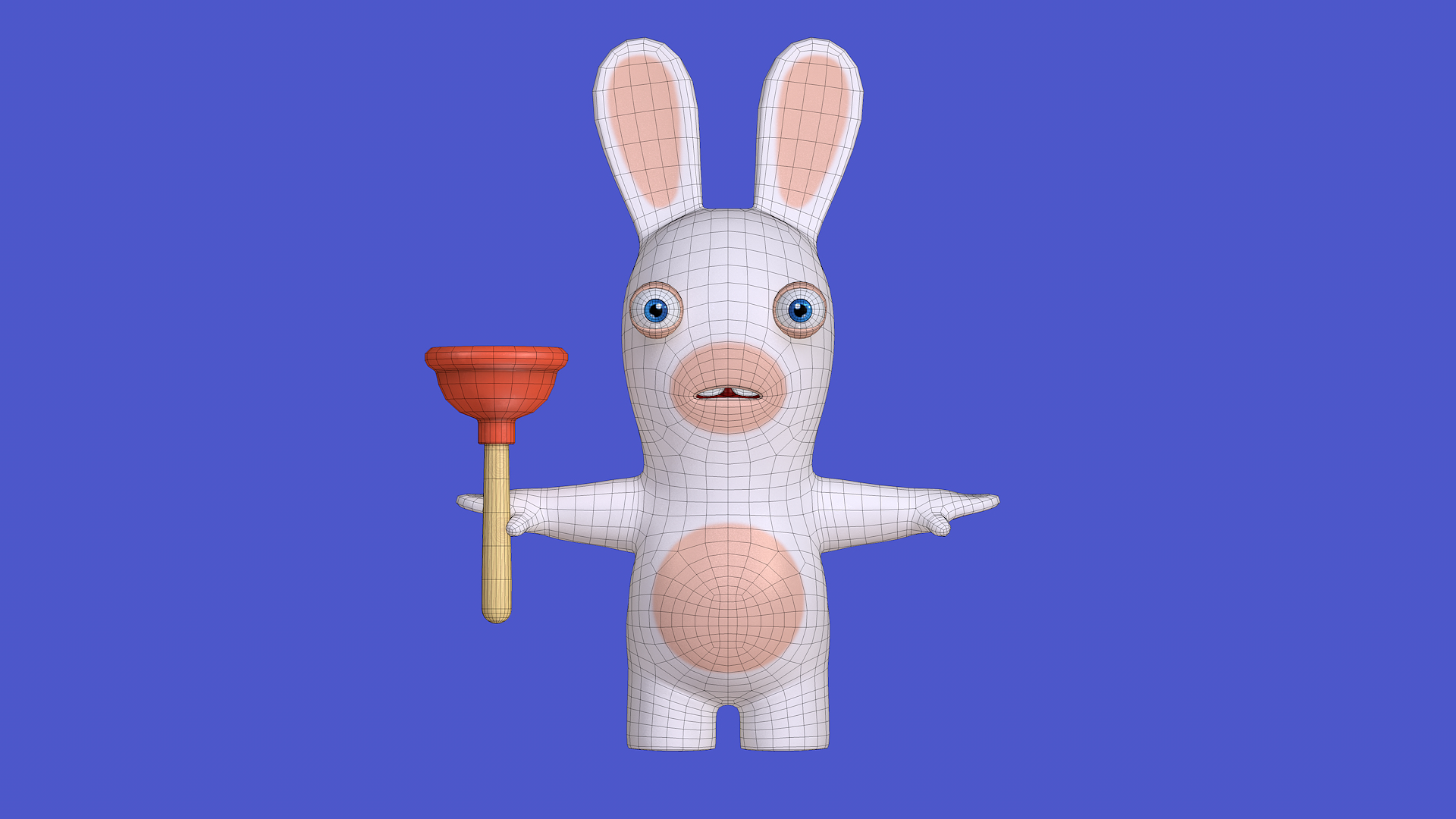 Classic Rabbids Character 8k Model - TurboSquid 1758833