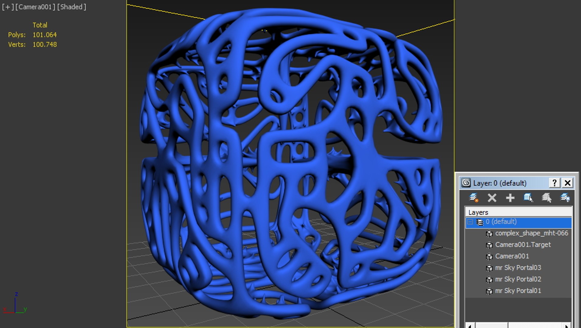 3d Complex Shape Model