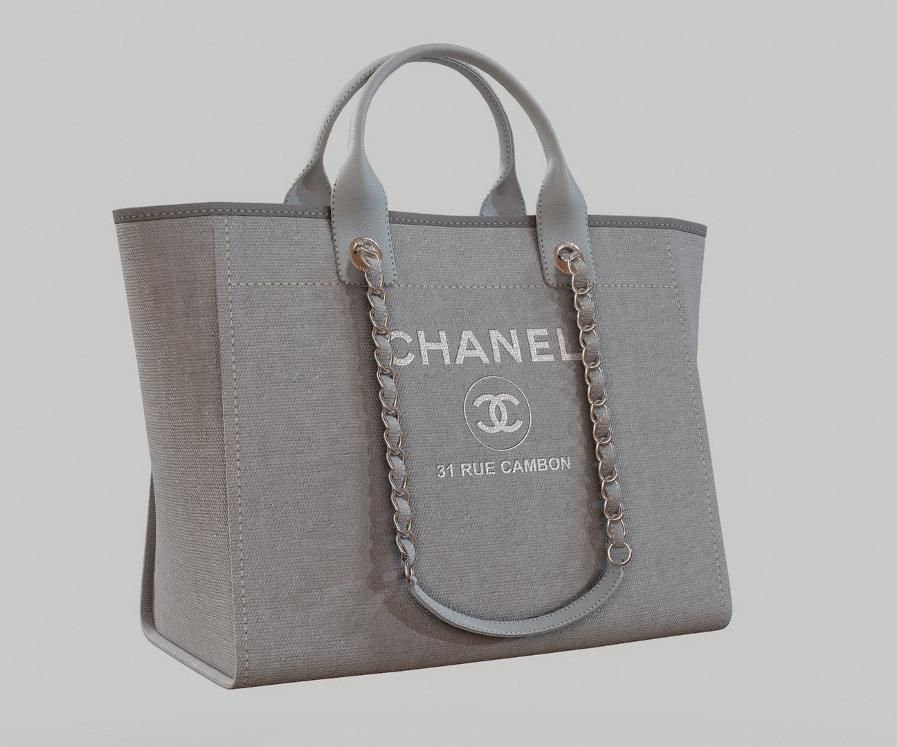 3D model chanel shoper bag - TurboSquid 1615073