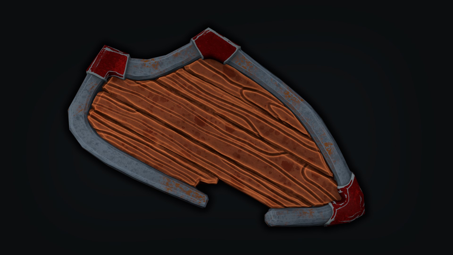 3D DAMAGED SHIELD Model - TurboSquid 1732123