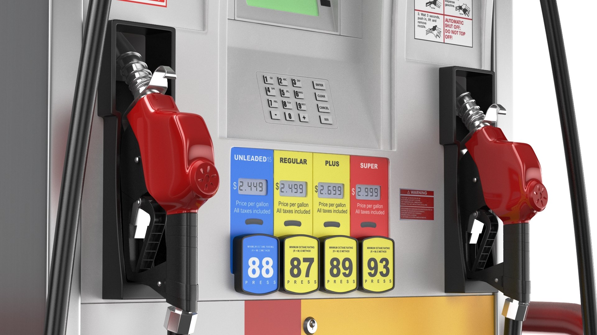 3D Detailed Shell Gas Pump Model - TurboSquid 2018275