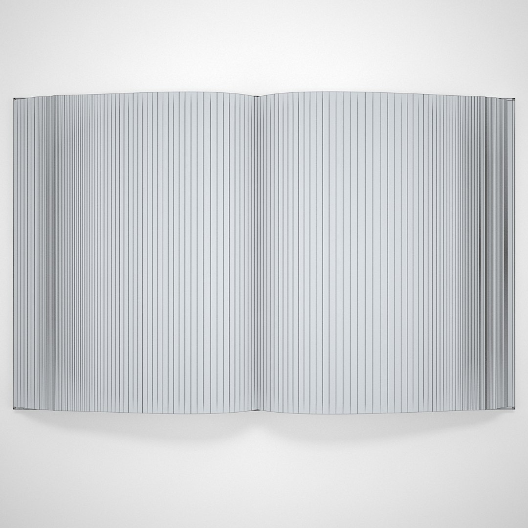 Open Book 3d Model
