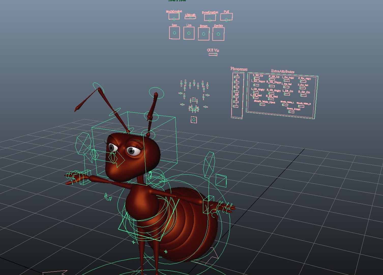 Ant Cartoon Toon 3D Model - TurboSquid 1266362
